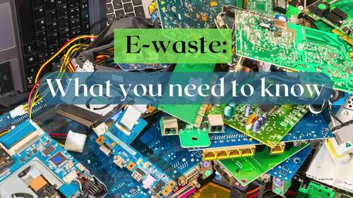 Electronic Waste: Speaking & Writing Lesson by Josephine's EFL Classroom