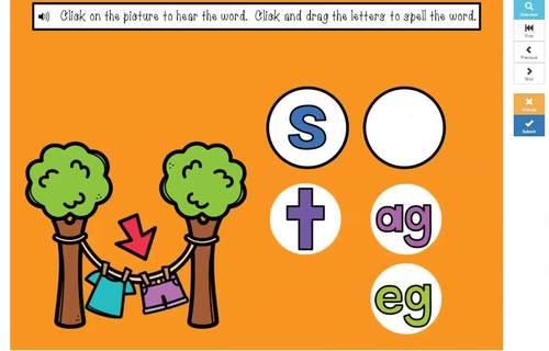 Onset and Rime Spelling for Kindergarten Boom™ Cards Set 2 by Primary ...