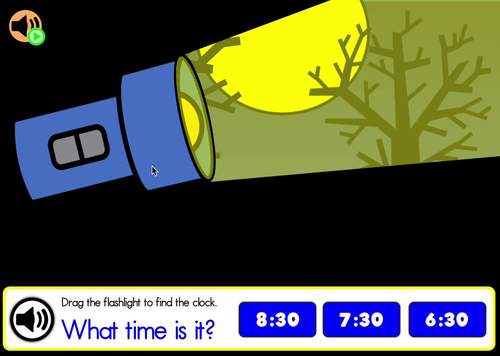 Telling Time Hour and Half Hour Halloween Theme Boom Cards by Tong Stevens