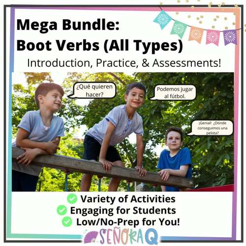 Spanish Stem-Changing Verbs MEGA Bundle by SenoraQ | TPT