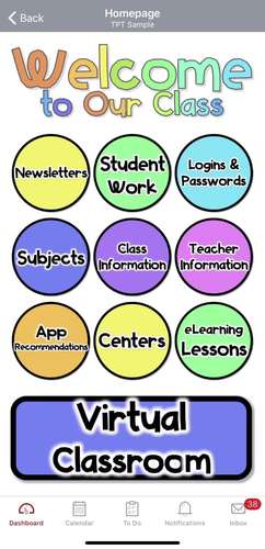 Digital Classroom Decor - Cool Colors by Another Crull Creation | TpT