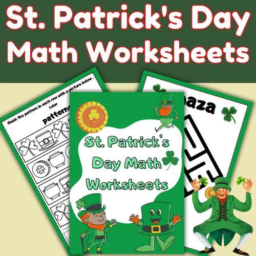 St. Patrick's Day Math Worksheets - march math worksheets | TPT