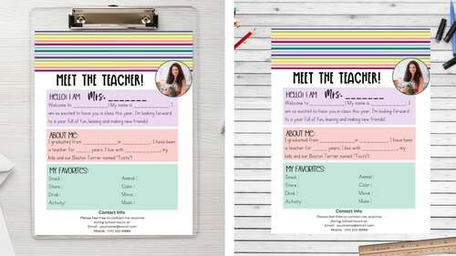 Meet the Teacher Letter Template by Play Therapy Creative | TPT