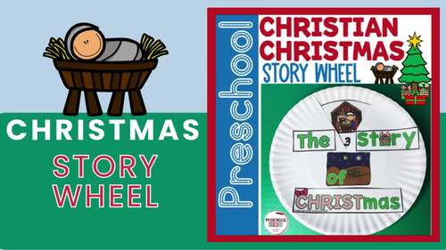 Christian Christmas Activities - Christmas Story Wheel by Preschool SOS