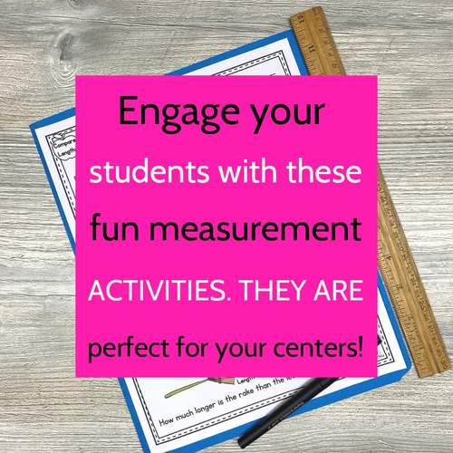 Measurement 2nd Grade Math Lessons Activities Worksheets Center Games ...