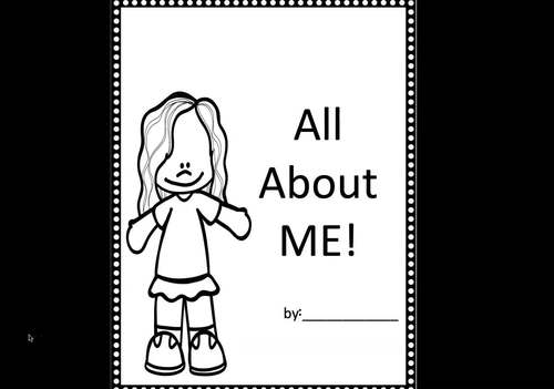 Back To School All About Me Book by Suburban Teacher | TpT