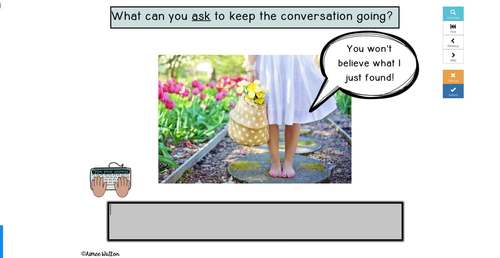 Asking Questions Spring Themed Topic Maintenance Boom Cards™ by Aimee ...