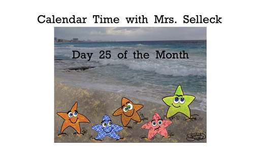 Calendar Time with Richelle Selleck, Day 25 of the Month | TPT