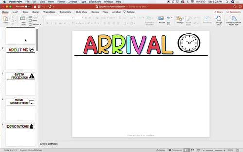 Back to School Slideshow (Editable) by Its Miss Lane | TPT