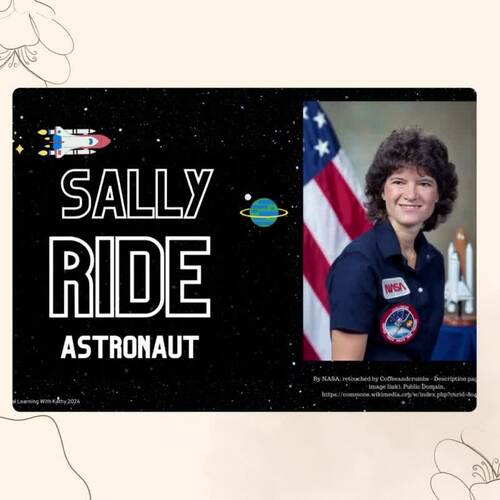 Sally Ride - Women Making History by CompleteU | TPT