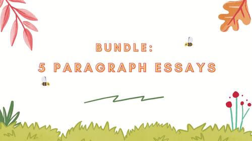 Examples of 5 Paragraph Essay | Unit Plans by Sarah's Writing Spot