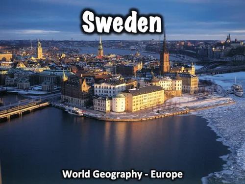 Sweden Geography and History Presentation | TPT