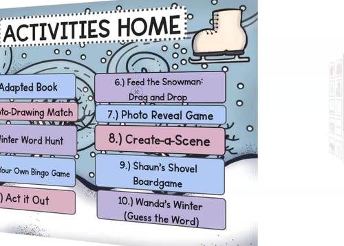 Vocabulary Builder and Beyond: Winter Words (Boom Cards™) Digital ...