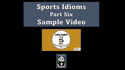 Advanced ESL: Sports Idioms Part 6 by Ositos English | TPT