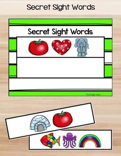 Secret Sight Words Game (100 Sight Words) | TPT