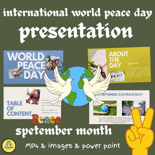 International Peace Day presentation . September month | TPT