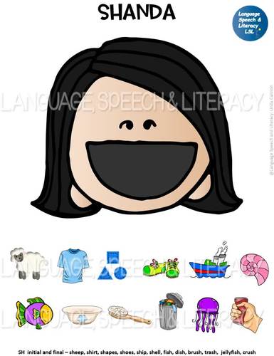 Distance Learning | Speech Therapy | Articulation of SH Sound Scenes