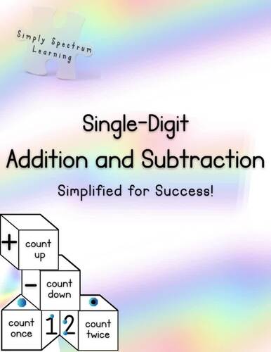 MATH: Single-Digit Addition and Subtraction, ASD, ADHD, Homeschool!