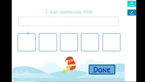 DIGITAL Token Board For Behavior Management | BOOM CARDS | Winter Theme