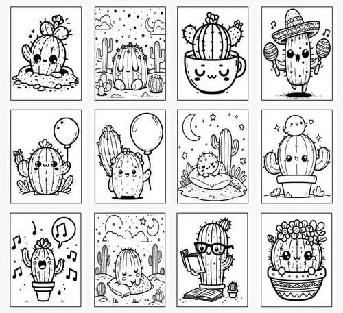 Printable Coloring Pages Mega Bundle: 1000 Coloring Sheets For Home ...