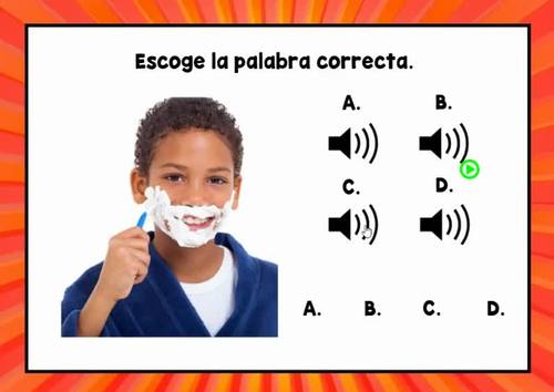Spanish Reflexive Verbs Boom Cards Spanish Reflexives Listening Digital