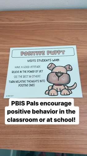 PBIS Pals | Pet Theme Pack | Classroom Decor Behavior Management System
