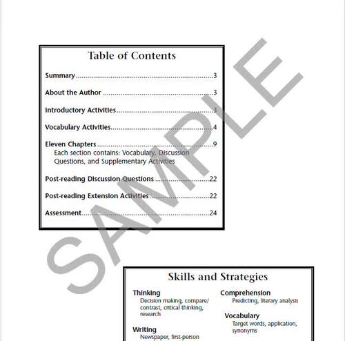 Ramona's World Novel Units® Teacher Guide Novel Study | TPT