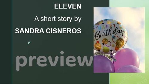 Short story ELEVEN Hispanic Heritage Intro & vocabulary lesson bySandra ...