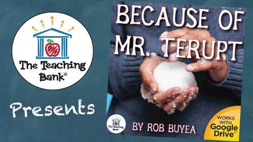 Because of Mr. Terupt Novel Study Book Unit by The Teaching Bank