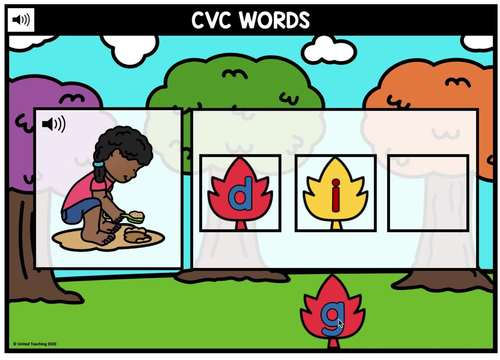 Fall Short I CVC Boom Cards by United Teaching | TpT