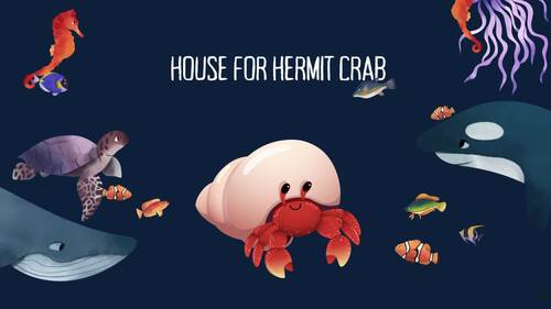 A House For Hermit Crab - Printable Craft - with Bonus Sequencing Cards