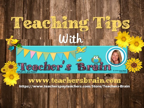 Teaching Tips with Teacher's Brain (Primary) by Teacher's Brain - Cindy ...