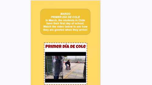 Spanish Culture Find the Differences ALFOMBRAS GUATEMALA ~ VUELTA AL COLE