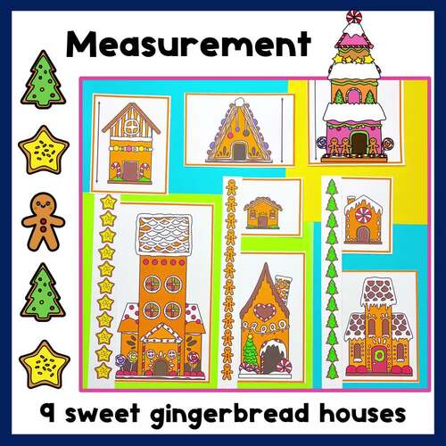 Gingerbread First Bite Graph Christmas Measurement Worksheets Add ...