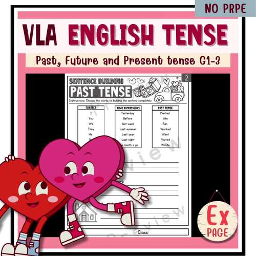 Valentine English Grammar Building Sentences: ESL Worksheets ...