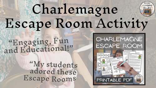 Charlemagne Escape Room | Social Studies & Middle Ages History Activity