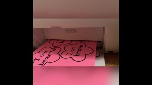 Positive Affirmation Station, Spring Theme by Growing In Wonder | TPT