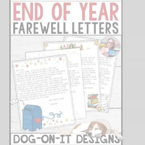 Editable End of Year Letter to Students and Parents Farewell from the ...