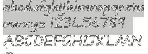 6x Letter Formation Fonts *Alphabet Letter Tracing Font * Learn to ...