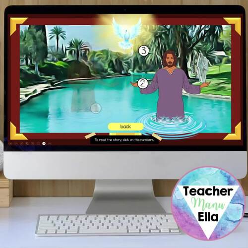 Life of Jesus Bible Stories & Miracles Interactive PowerPoint for Bible ...