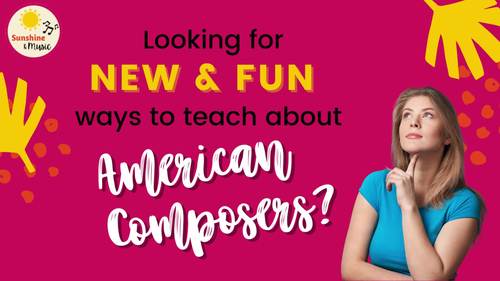 Composers in American History - Biography Bundle: Worksheets & Group ...