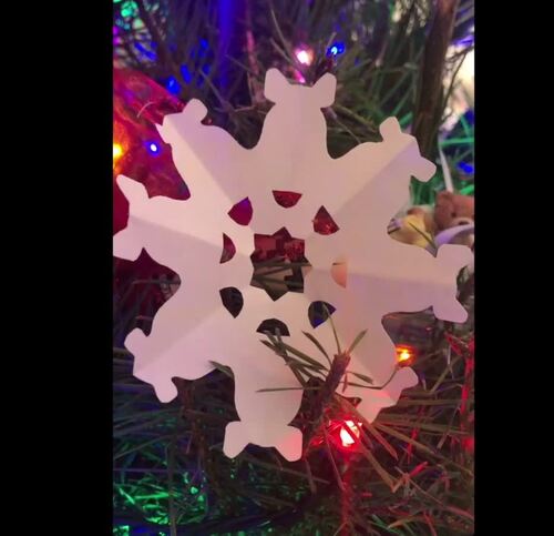 30 Patterns Winter Paper Snowflake Craft Activity Middle School Teen ...