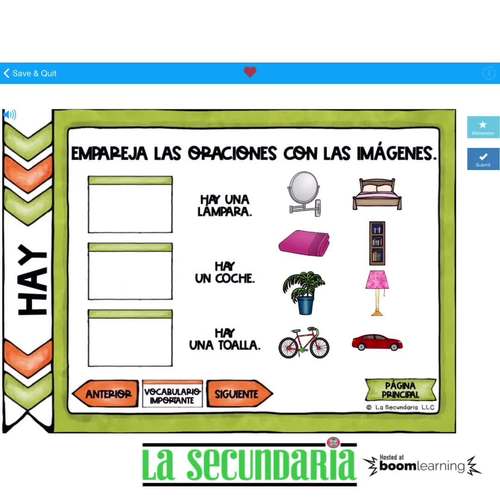 Super Siete | HAY | Boom Cards | Distance Learning by LA SECUNDARIA