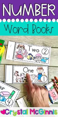 Number Words Books for Guided Reading (Predictable Text for Beginning ...