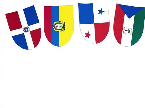 Spanish Classroom Decor Spanish Speaking Countries Flags Labeled ...