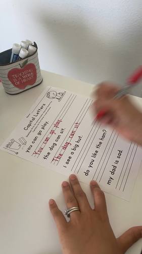 Five Star Sentence Writing : Writing Rubric & Worksheets | TpT