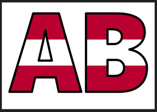 Bundle of 49 Countries Flags Themed Lettering Sets Display Bulletin ...