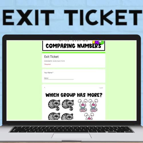 Kindergarten Digital Exit Tickets GROWING Bundle by Sweetnsauerfirsties