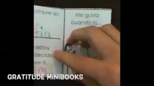 Mindfulness Gratitude Thanksgiving craft for SEL | bilingual English ...