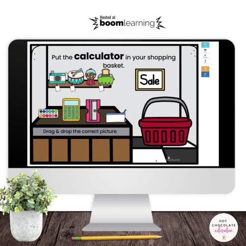 School and Classroom - Vocabulary Building Boom Cards for ELL/ESL/EFL